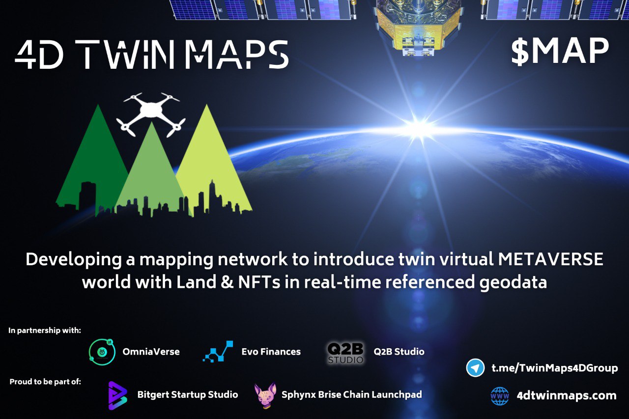 4DTwin Maps has Launched MAP Tokens To Transact and Interact with the ...